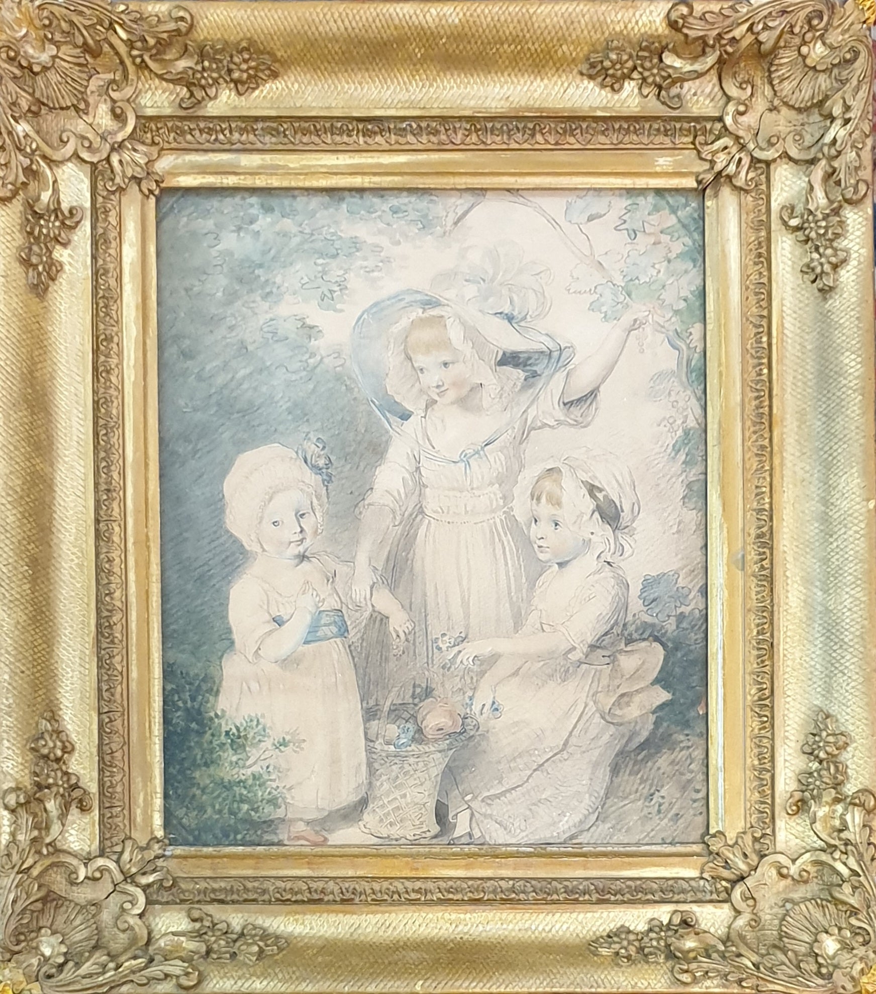 Johann Heinrich Ramberg Watercolour Group Portrait Of The Vapendick Ch – Patrick Boyd-Carpenter