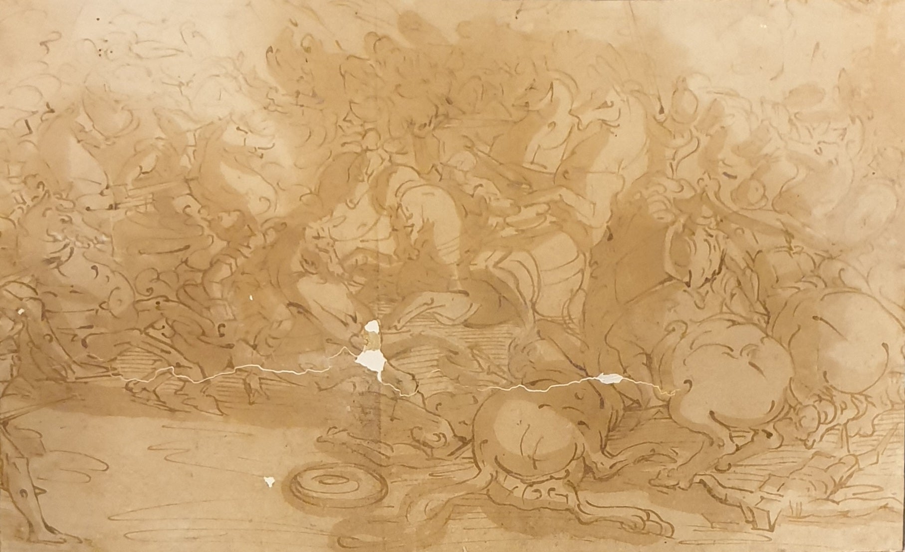 Luca Cambiaso 16th.Century Pen And Ink Drawing – Patrick Boyd-Carpenter