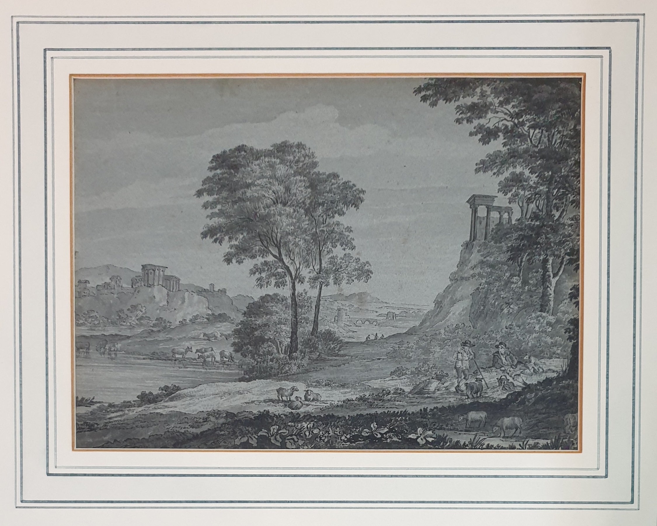 18th.Century English School Italianate Landscape Watercolour – Patrick ...